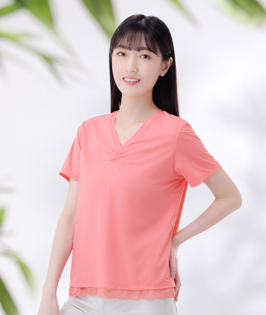 Aurelia-蕾絲修身上衣 | UV100就是防曬