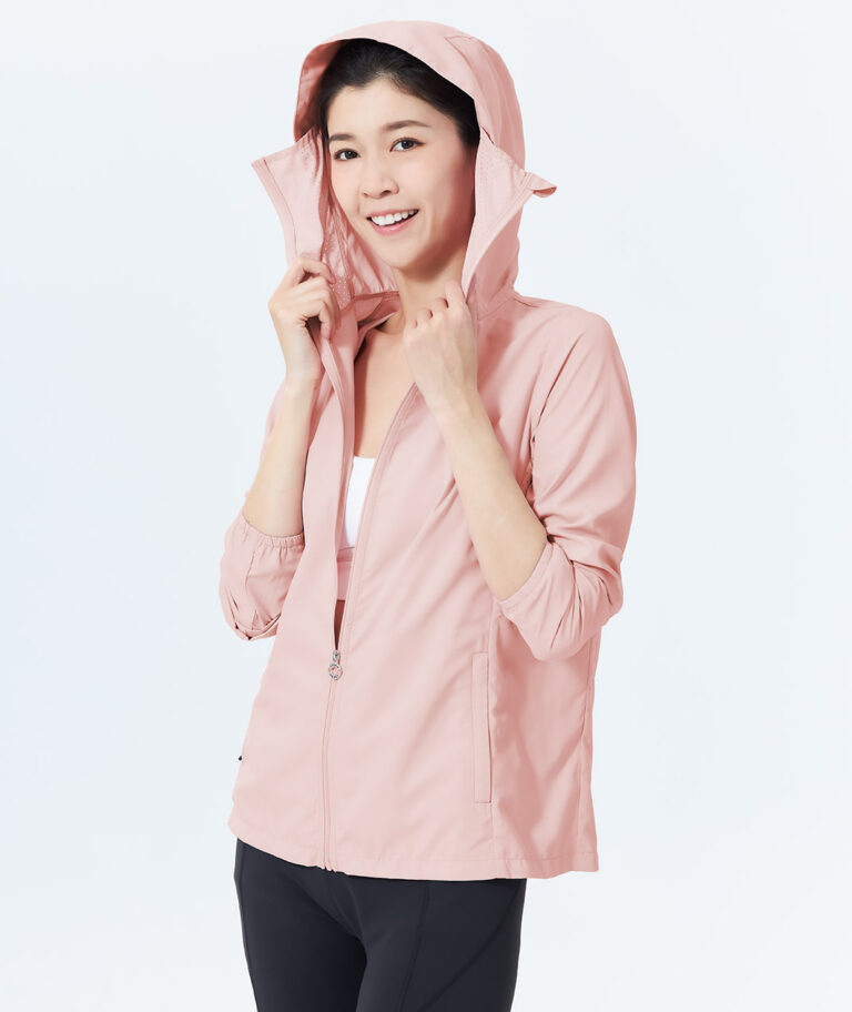 抗UV-Suptex清涼透氣護臉連帽外套-女 | UV100就是防曬